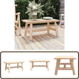 vidaXL Couchtisch 90x50x41 cm Massivholz Fichte - Holzmöbel - Wohnzimmertisch - Couchtisch - Beistelltisch - Esszimmertisch