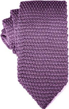 AusCufflinks Cravate fine violet tricot&eacute;e | Garantie 5 ans | Cadeaux pour homme | Accessoires pour t&eacute;moin | Cravate de mariage