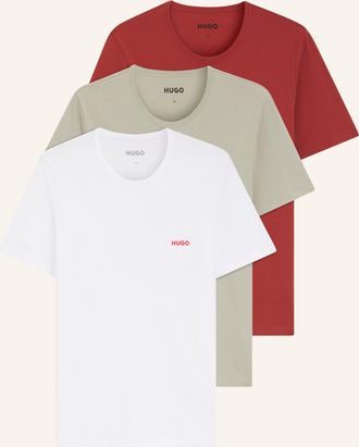 HUGO BOSS Hugo 3er-Pack T-Shirts T-Shirt Rn Triplet P Regular Fit rot