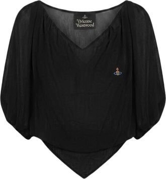 Vivienne Westwood Femme, Blouses et Chemises, Noir, Taille: 34 FR Heart Top