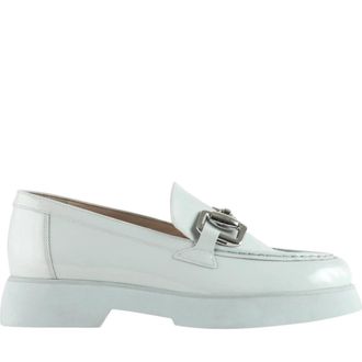 H&ouml;gl Blaue Lackleder Loafers - - Shoes - Damen - Blau - 41 EU