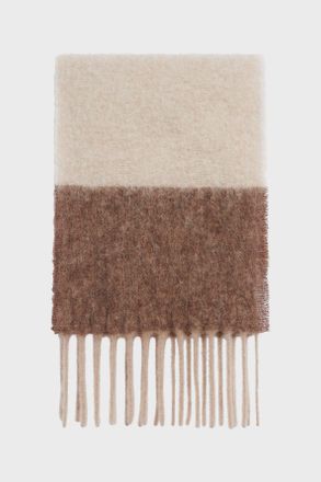 Gerard Darel Echarpe &agrave; larges rayures - SYRACUSE - Beige