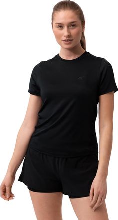 Danish Endurance Sportshirt Damen, Sport Oberteile Damen, Yoga Shirt, Leicht & Atmungsaktiv, 1er oder 2er Pack Schwarz XXL
