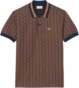 Lacoste Homme, Tops, Brun, Taille: M Polo Chemises