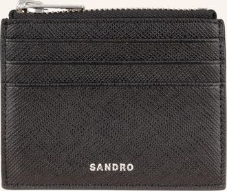 Sandro Sandro Saffiano-Geldb&ouml;rse schwarz