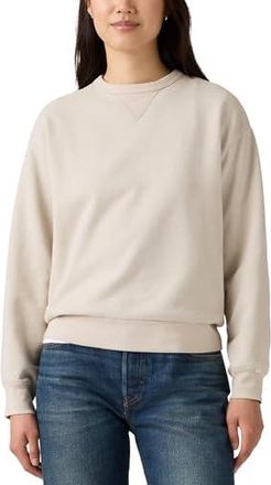 Levi's Femme Sweat-Shirt col Rond Heritage H225 Chateau Gray Neutral M