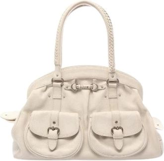 Dior Pre-owned Sac &agrave; main en cuir My Dior - Femme - Pre-owned - Blanc - Taille: ONE Size