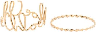 Chlo&eacute; Femme, Accessoires, Jaune, Taille: ONE Size Iconic Bracelet Set