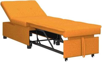 vidaXL Sofa Bett Dunkelgelb 194 x 67 x 37 cm Stoff Vidaxl