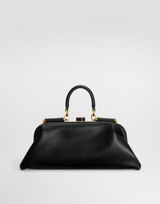 Dolce & Gabbana Handtasche Grandma Mini Aus Plong&eacute;-nappaleder - Frau Collection Schwarz Onesize