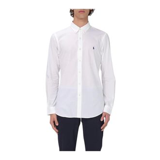 Polo Ralph Lauren Homme, Chemises, Blanc, Taille: 2XL Chemise Classique Blanche &agrave; Manches Longues
