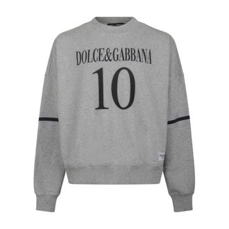 Dolce & Gabbana Homme, Sweatshirts et sweats &agrave; capuche, Gris, Taille: M Sweat &agrave; capuche