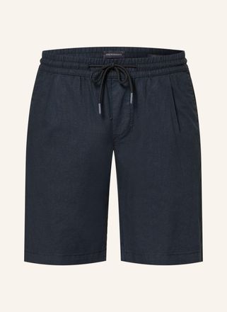 Strokesman's Strokesmans Shorts Regular Fit Mit Leinen blau