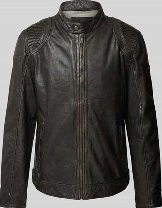 Gipsy Lederjacke mit Reißverschlusstaschen Modell Chesney