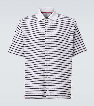 Thom Browne Polo rayé en coton