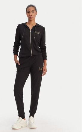 Emporio Armani Jogginganzug 8NTV51 TJ9RZ 1200 Schwarz Regular Fit