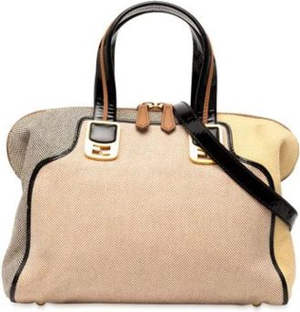Fendi Pre-owned The Chameleon Handbag - Femme - Pre-owned - Beige - Taille: ONE Size