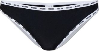 Moschino Femme, Maillots de bain, Noir, Taille: 44 FR Bas de maillot de bain