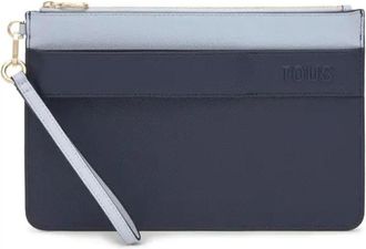 Tous Tous, Femme, Sacs, Bleu, Taille: ONE Size Audree Saffiano Clutch