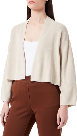 Tom Tailor Damen Strickjacke 1031185, 29517 - Sand Stone Beige, XL