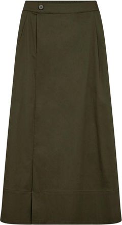 Co'Couture Femme, Jupes, Vert, Taille: 42 FR CottonCC Crisp Midi Skirt
