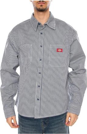 Dickies Homme, Chemises, Gris, Taille: S Hickory Work Shirt