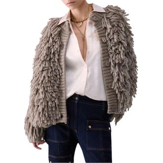Liu Jo Strickjacke aus weichem Strick - - Knitwear - Damen - Beige - XS