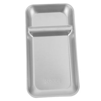 Pretyzoom Edelstahl Geteilter Dumpling Teller Multifunktionale Fr&uuml;hst&uuml;cks Snackplatte Gesundheitsschonend Vielseitig F&uuml;r K&uuml;che Restaurant Und Haushalt Rechtecki