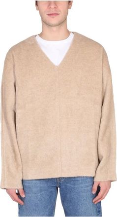 S&eacute;fr Homme, Pulls, Beige, Taille: S Ezra Sweater