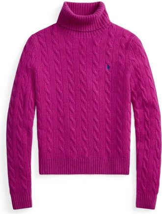 Polo Ralph Lauren Damen Rollkragenpuller aus Wolle und Kaschmir