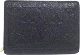Louis Vuitton Portefeuille Tri-fold Pre-owned - Femme - Pre-owned - Noir - Taille: ONE Size