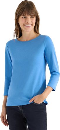 Cecil Basic U-Boot Shirt Fountain Blue XS