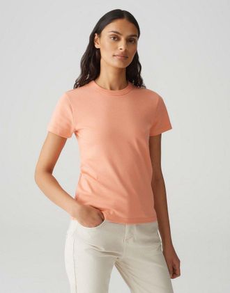 OPUS T-Shirt T-Shirt SAMUN Slim aus BCI Cotton Mix