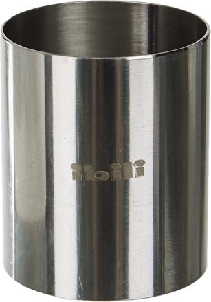 Ibili Ibili Clasica Dessertring, Tortenring, Kuchenring, rund, 4,5 cm H&ouml;he, 4 cm Durchmesser, 1 St&uuml;ck, Silber