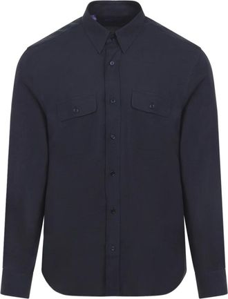 Ralph Lauren Homme, Chemises, Bleu, Taille: XL Sport Shirt