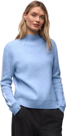 Street One Pullover mit Tape-Details Frosted Blue Mel. 42