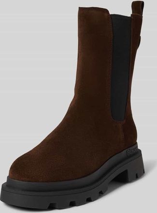 Blauer Stiefeletten mit profilierter Sohle Modell KIMMEL08