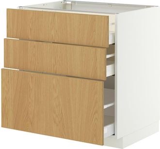 IKEA METOD / MAXIMERA Unterschrank mit 3 Schubladen