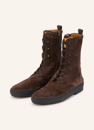 Tod's Tods Schn&uuml;rboots braun