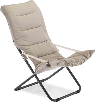 Fiam FIESTA SOFT XL - Liegestuhl f&uuml;r den Au&szlig;enbereich, anatomisch, verstellbar (Beige)