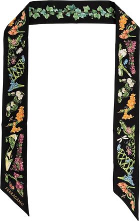 Ferragamo Femme, Accessoires, Multicolore, Taille: ONE Size Eden Chaussures Bandeau en Soie