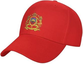 Generic Royaume du Maroc Casquette De Baseball avec Embl&egrave;me National | Casquette Camionneur | Protection UPF 50+ pour Randonn&eacute;es Et Road Trips