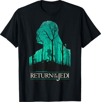 Star Wars Return Of The Jedi Forest Vader Silhouette T-Shirt