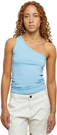 Urban Classics Top asymétrique pour Femme Caraco, Bleu Baltique