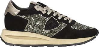 Philippe Model Low-Top Sneaker - Dames Tropez Haute Low Woman - Gr. 37 (EU) - in Schwarz - für Damen