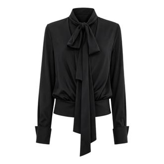 Sportmax Femme, Blouses et Chemises, Noir, Taille: 34 FR Moretto Body