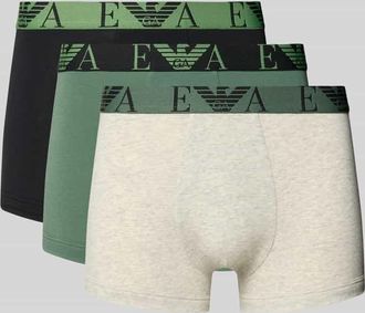 Emporio Armani Trunks im 3er-Pack mit elastischem Logo-Bund