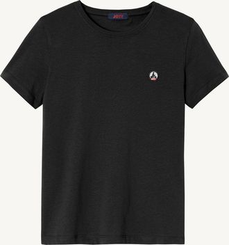 Jott T-shirt &agrave; col rond femme en coton biologique Noir Rosas - Taille XS