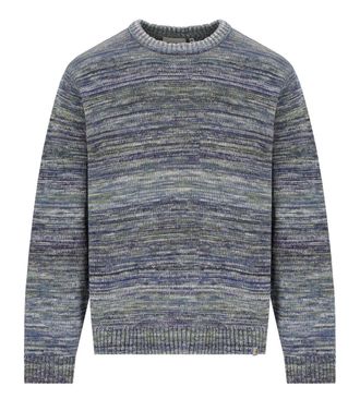 Carhartt Work in Progress PULL &Agrave; COL ROND KEENAN BLEU CARHARTT WIP