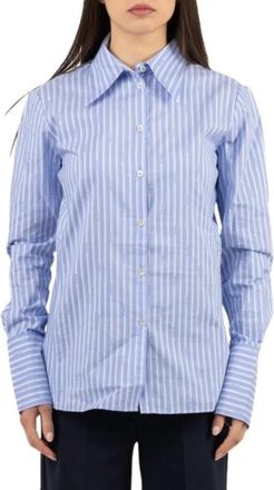 Pinko Pinko, Femme, Blouses et Chemises, Bleu, Taille: 40 FR Camicia